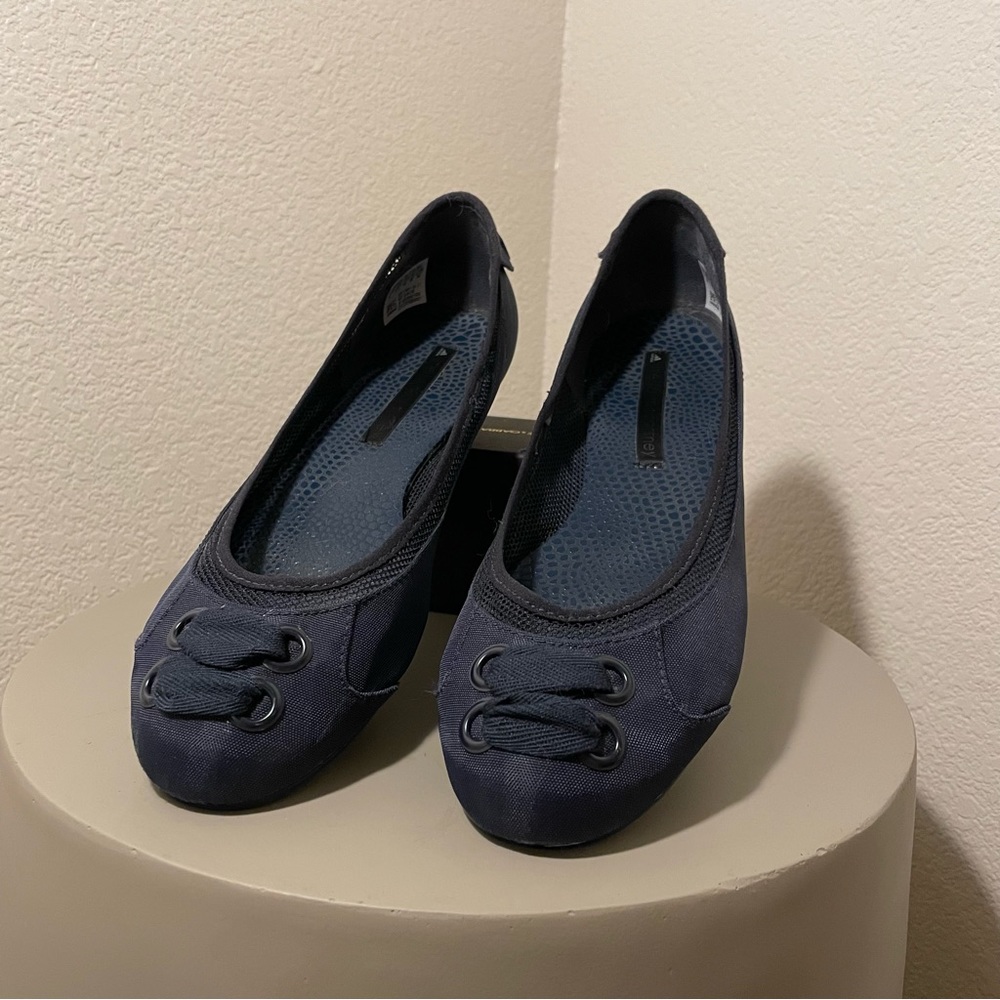 Adidas By Stella Mccartney Navy Blue Ballet Flats - S… - Gem